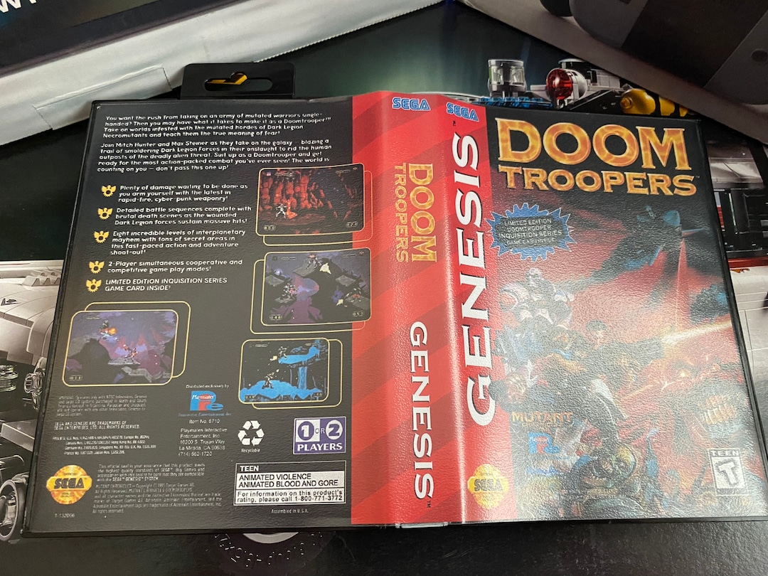 Doom Troopers - USA Version - SEGA Mega Drive GENESIS - Etsy