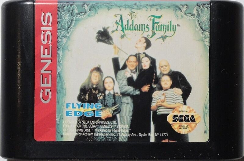 The Addams Family USA Version SEGA Mega Drive GENESIS - Etsy