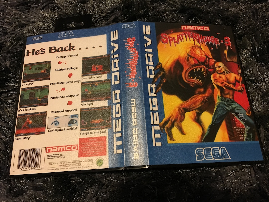 Splatterhouse 3 - PAL Version - SEGA Mega Drive GENESIS - Etsy