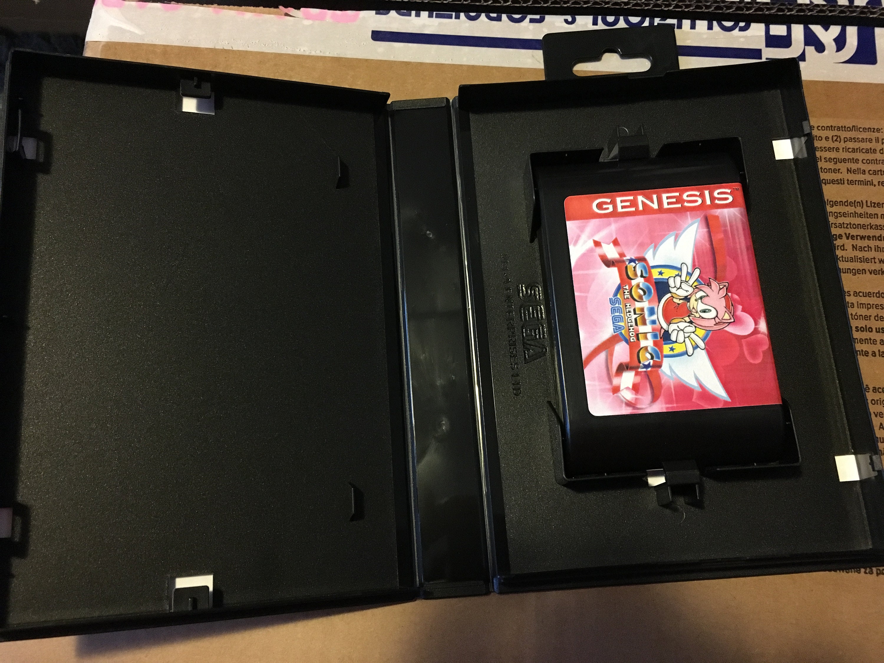 Amy Rose in Sonic 1 - USA Version - SEGA Mega Drive GENESIS - Etsy