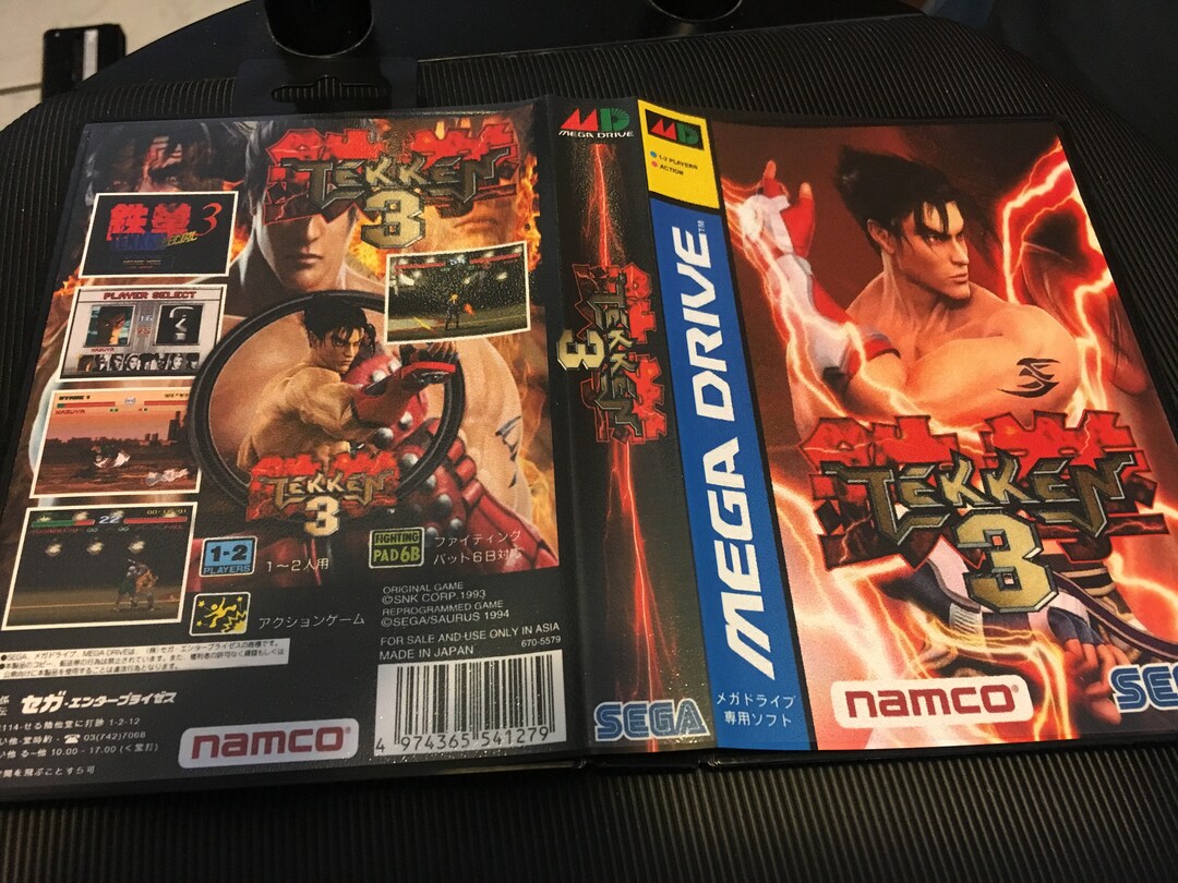 Tekken 3 - JAP Version - SEGA Mega Drive GENESIS - Etsy