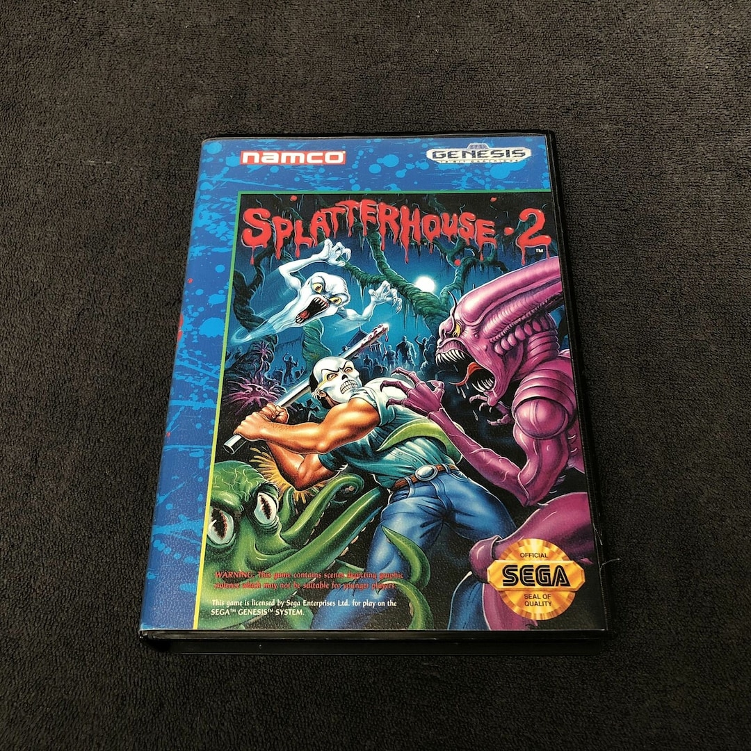 Splatterhouse 2 - USA Version - SEGA Mega Drive GENESIS - Etsy