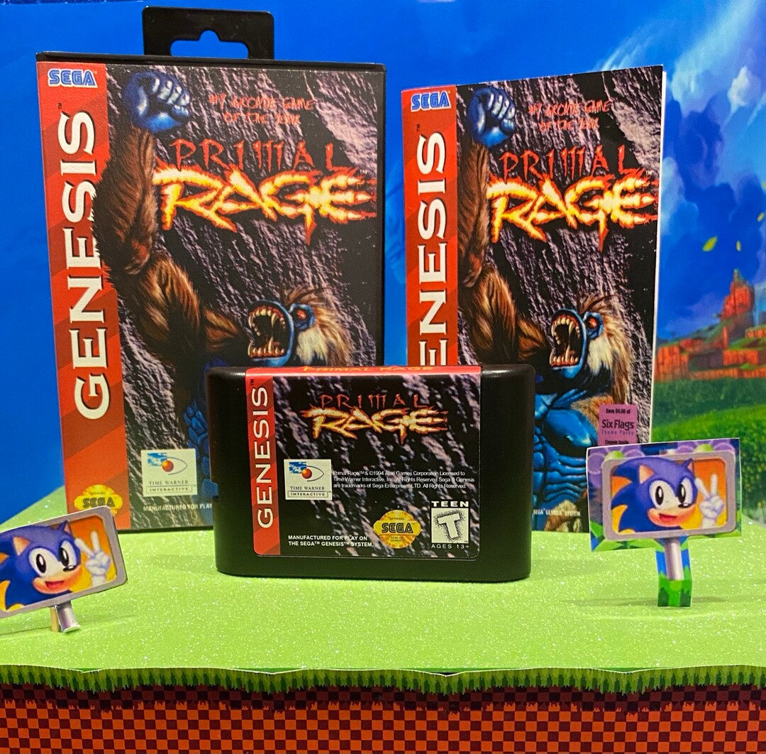 Primal Rage - USA Version - SEGA Mega Drive GENESIS - Etsy