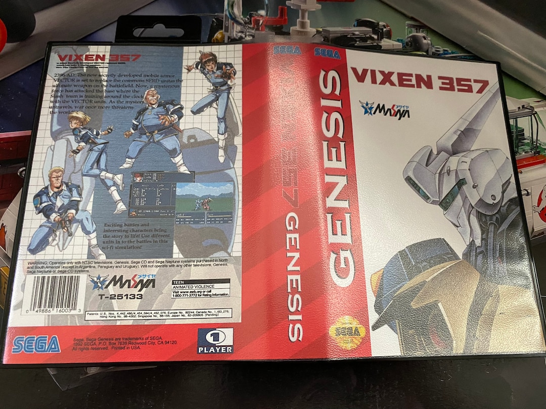 Vixen 357 - USA Version - SEGA Mega Drive GENESIS - Etsy
