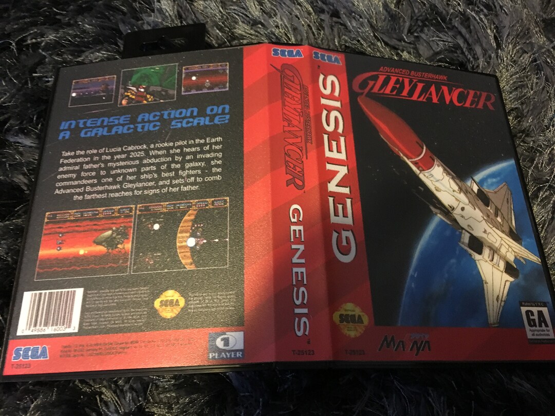 Gley Lancer - USA Version - SEGA Mega Drive GENESIS - Etsy