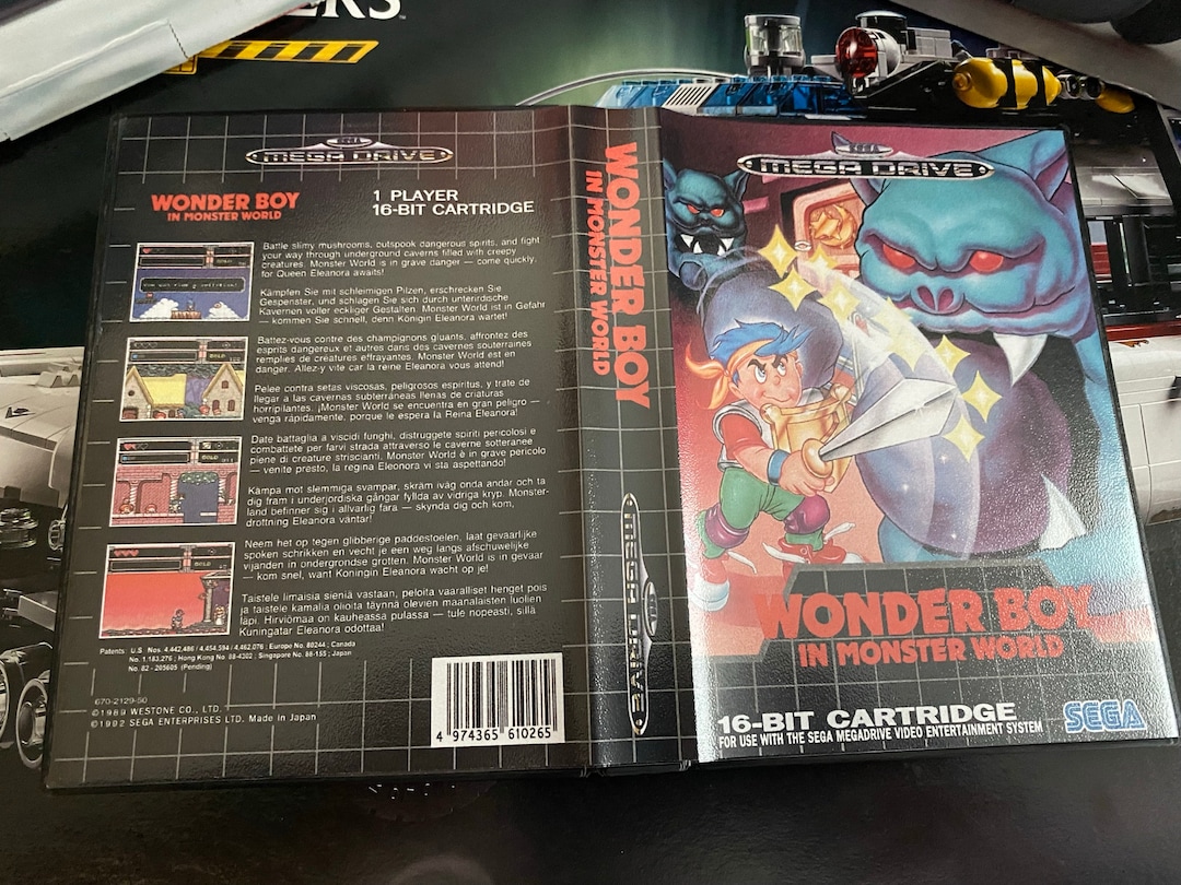 Wonder Boy Monster World - PAL Version - SEGA Mega Drive GENESIS - Etsy