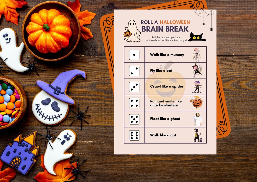 Halloween Printable Games Halloween Party Games Halloween - Etsy