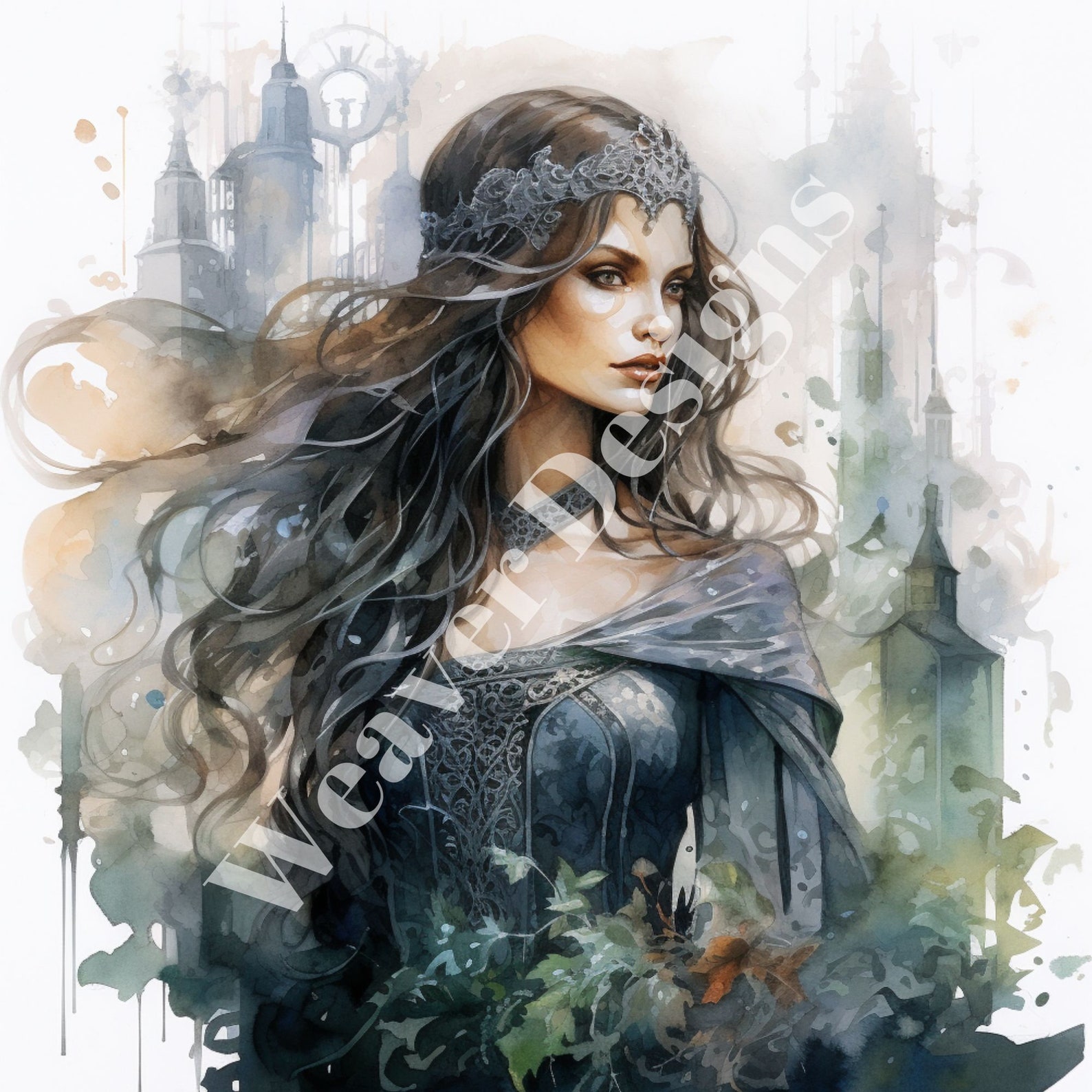 Goddess Morgan Le Fay, Digital Paper, Scrapbook Paper, Sublimation ...
