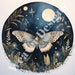 Full Moon Lunar Moths, Digital Paper, Scrapbook Paper, Sublimation ...