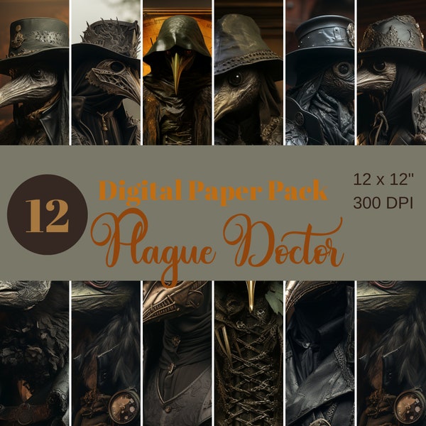 Paper Craft Plague Doctor - Etsy