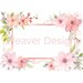 Spring Flower Borders, Assorted Sizes, Border Paper, Digital Paper ...