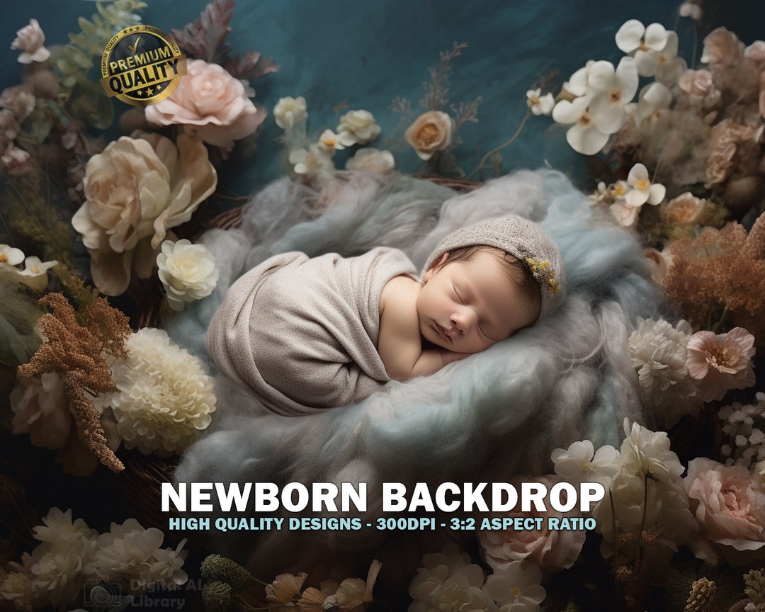 Newborn Backdrop, Baby Backdrop, Newborn Photography, Digital Backdrops ...