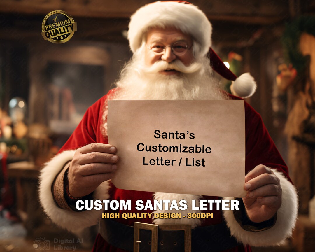 Custom Santa Letter Backdrop, Christmas Backdrop, Santa Backdrop, Santa ...