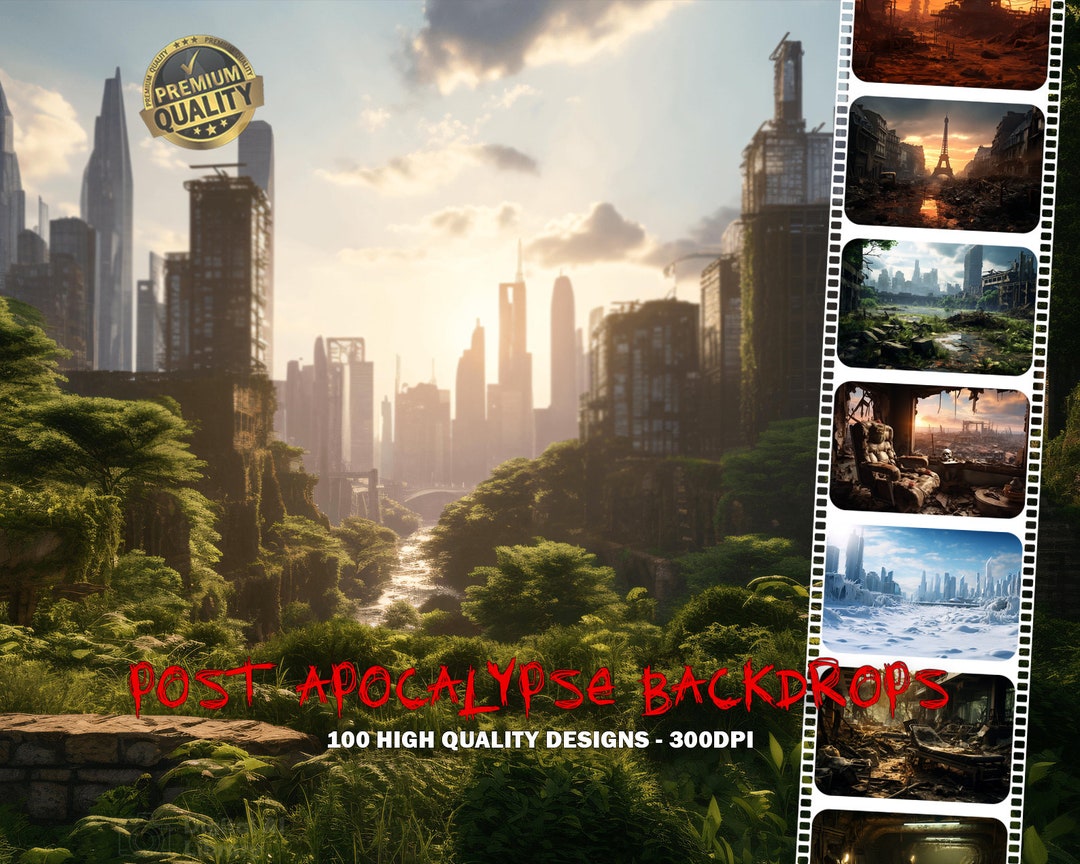 100 Post Apocalypse Backdrops, Interiors & Exteriors, End of the World ...