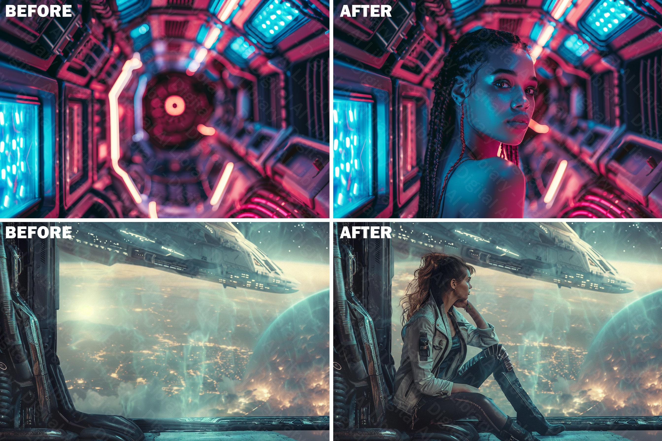 Science Fiction Backdrops, Sci-fi Backdrops, Space Backdrops, Planets ...