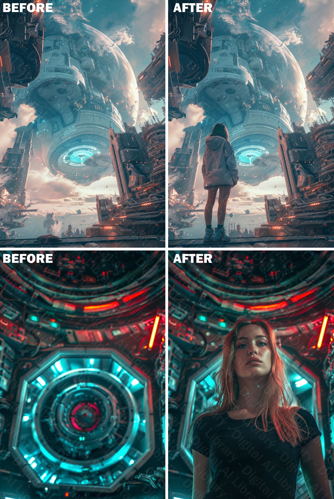 Science Fiction Backdrops, Sci-fi Backdrops, Space Backdrops, Planets ...