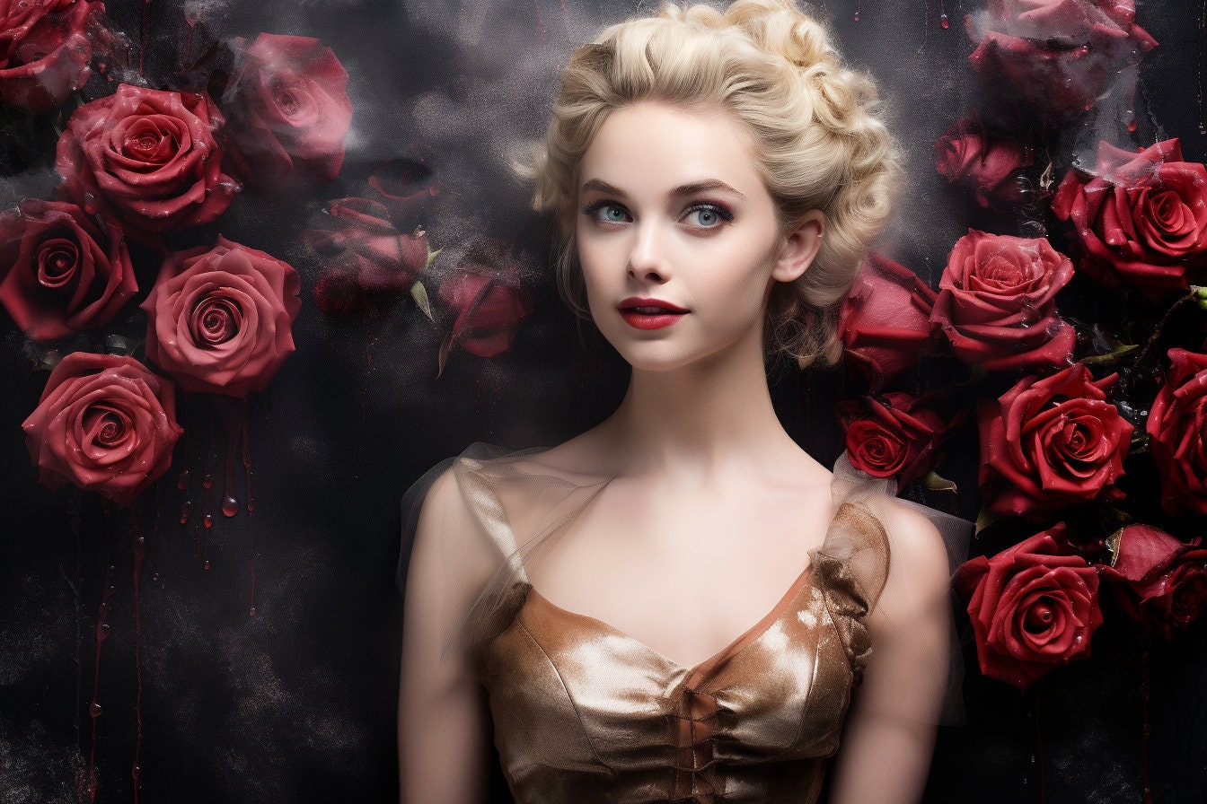 81 Dark Gothic Rose Backdrops, Dark Rose Themed, Goth, Punk Rock, Roses ...