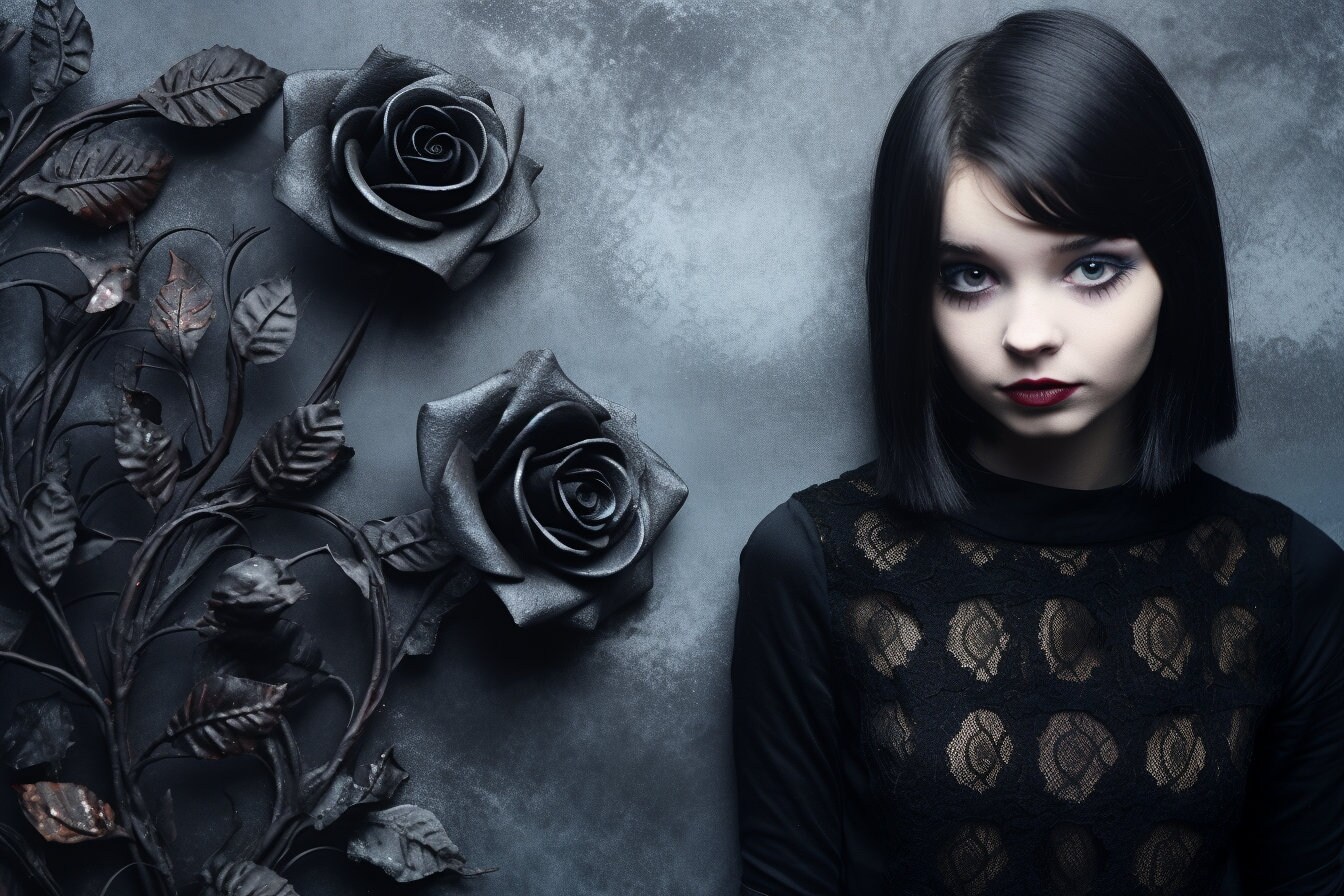 81 Dark Gothic Rose Backdrops, Dark Rose Themed, Goth, Punk Rock, Roses ...