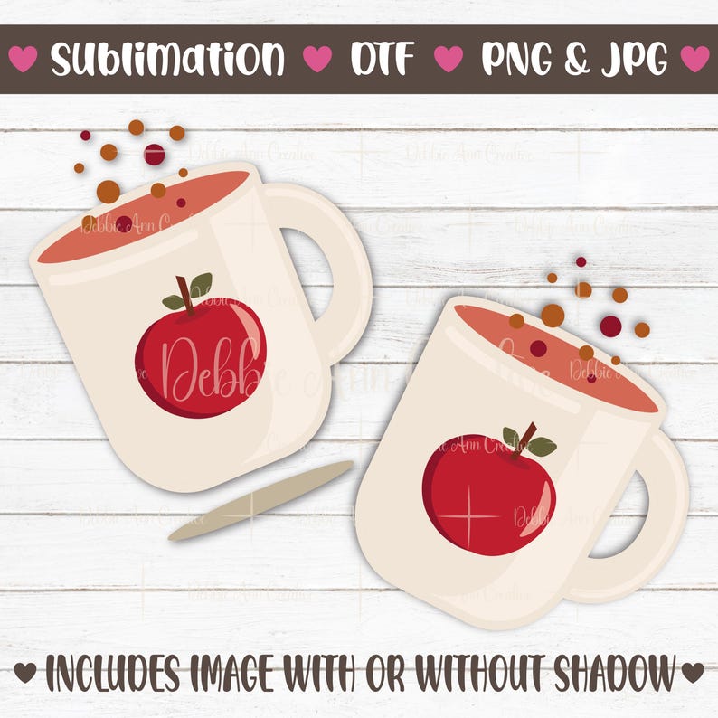 Cute Fall Autumn Bubbly Apple Cider PNG Cute Girly PNG JPG Tags Mug ...