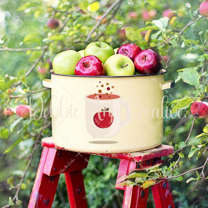 Cute Fall Autumn Bubbly Apple Cider PNG Cute Girly PNG JPG Tags Mug ...