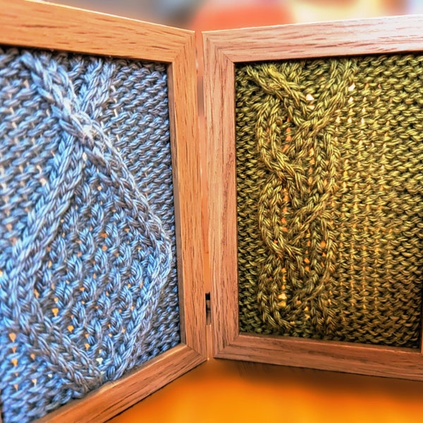 Framed Knit Art - Etsy