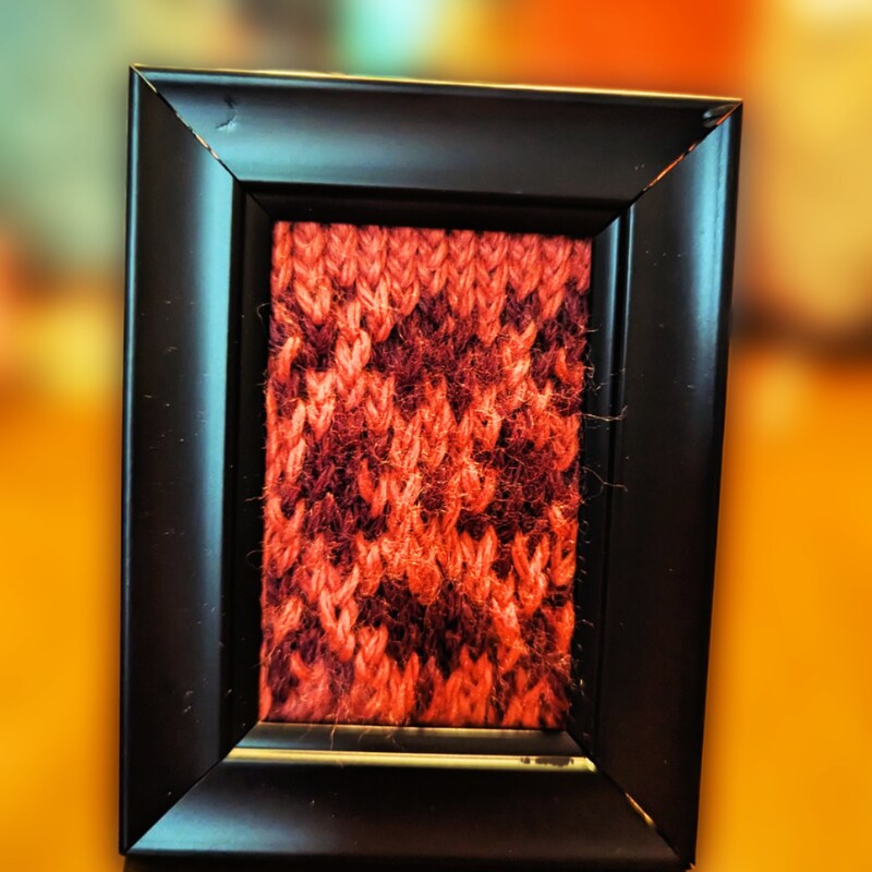Framed Knit Art - Etsy