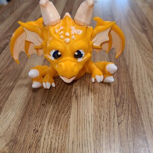Articulated Cute Dragon 3D Printed Whimsical Fun for Everyone - Etsy