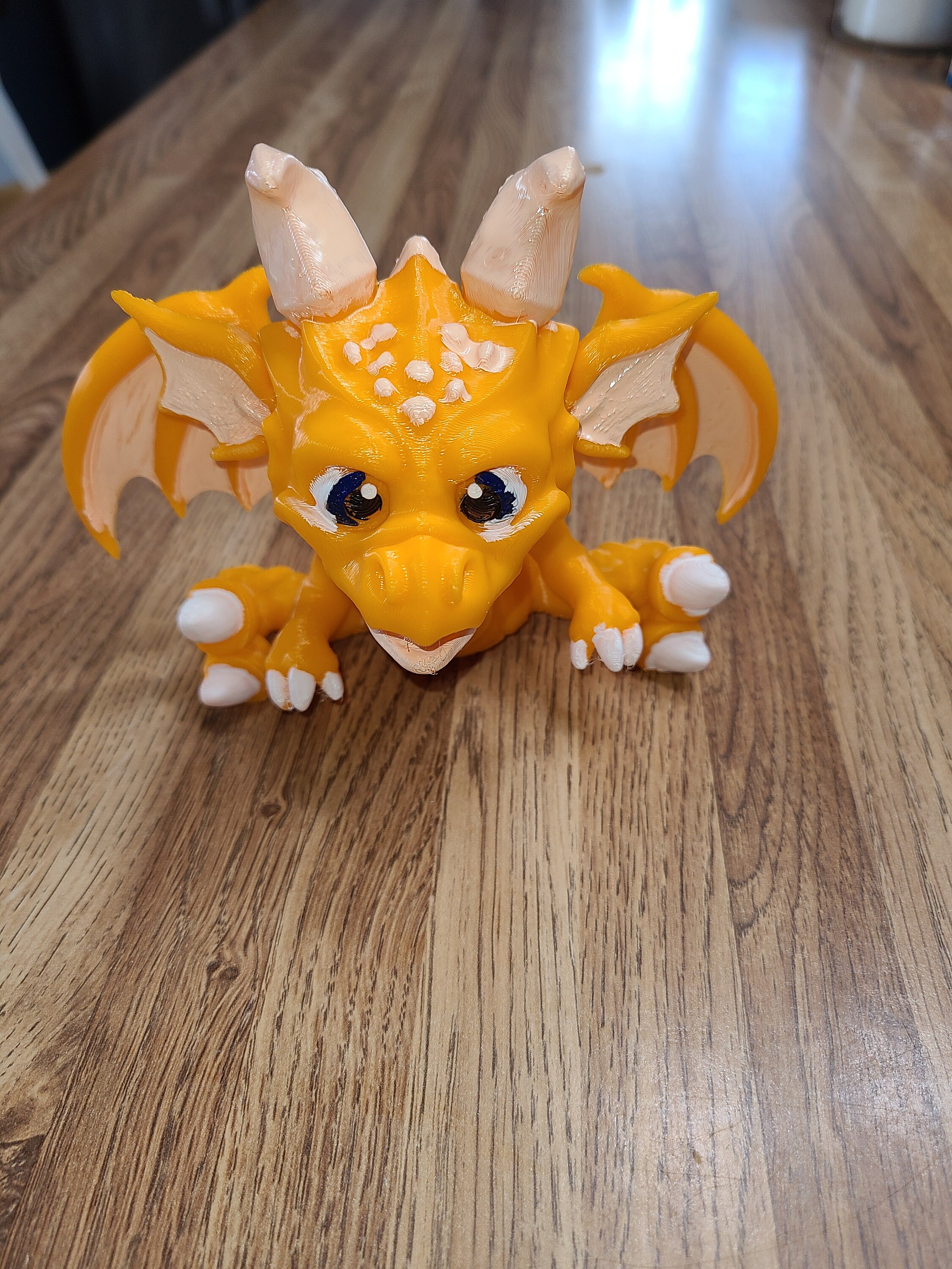 Articulated Cute Dragon 3D Printed Whimsical Fun for Everyone - Etsy