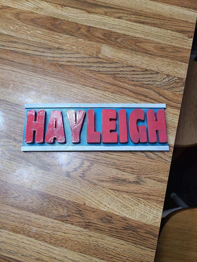 3D Printed Name Plates - Etsy