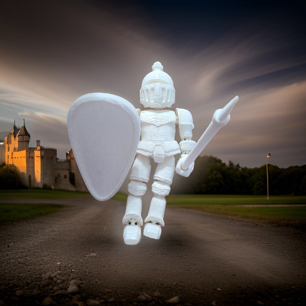 Medieval Knight Action Figure - Etsy