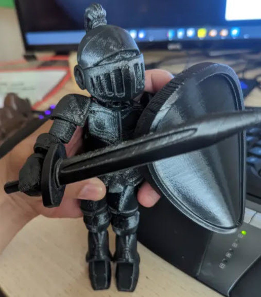 Fully Posable Articulated Knight Toy: 3D Printed With Precision and ...