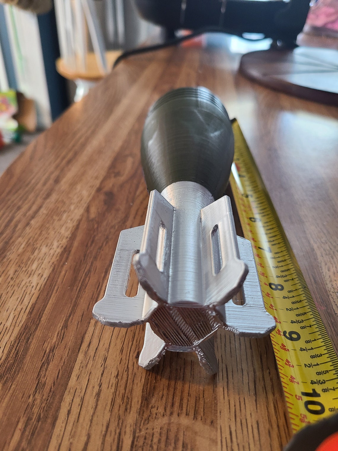 WWI Replica Mortar Shell Display: Historical Elegance for Collectors ...