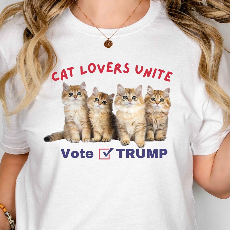 Trump and Cat Shirt - Etsy