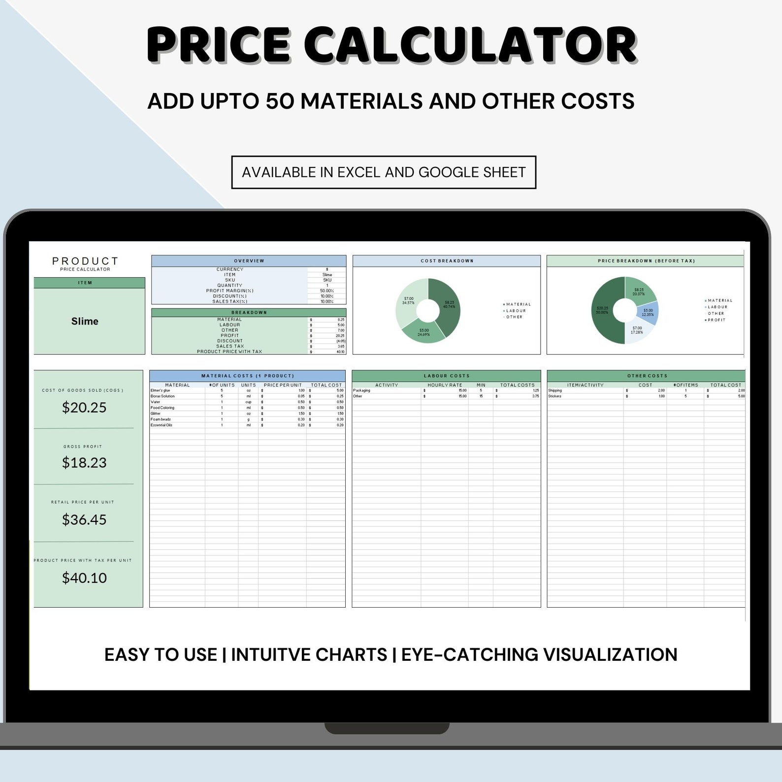 Ultimate Budget Planner Excel Spreadsheet Habit Client Tracker Pricing ...