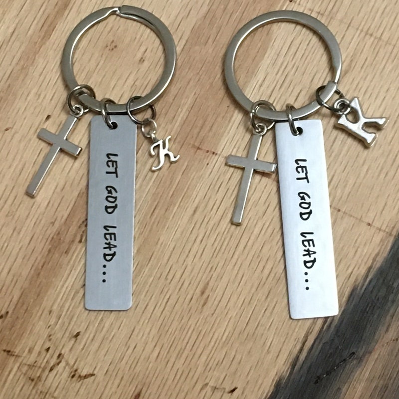 Let God Keychain - Etsy