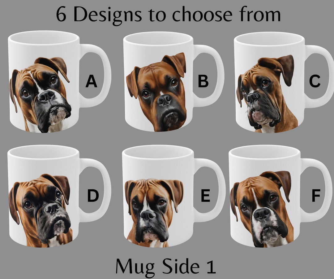 Personalised Boxer Mug Custom Dog Pet Lovers Gift Idea for Mum Dad Him ...