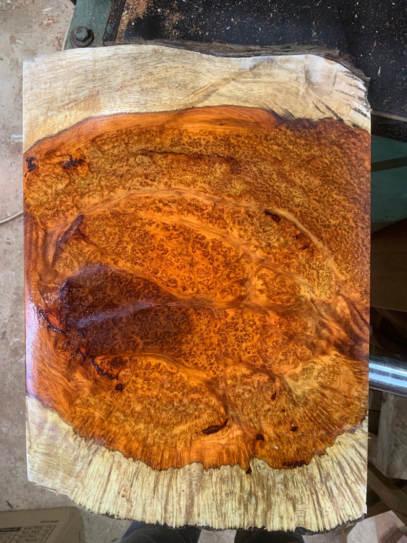 Amboyna Burl Slab | Exotic Wood Cutting Board, Craft & Hobby - Etsy
