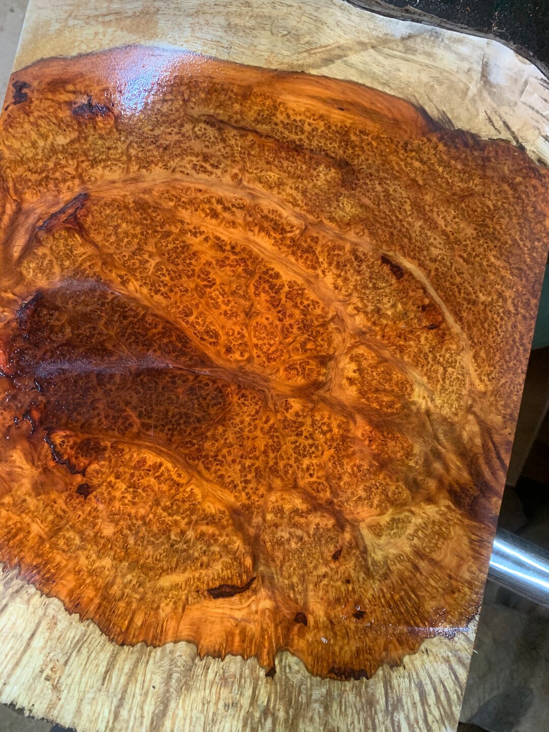 Amboyna Burl Slab | Exotic Wood Cutting Board, Craft & Hobby - Etsy