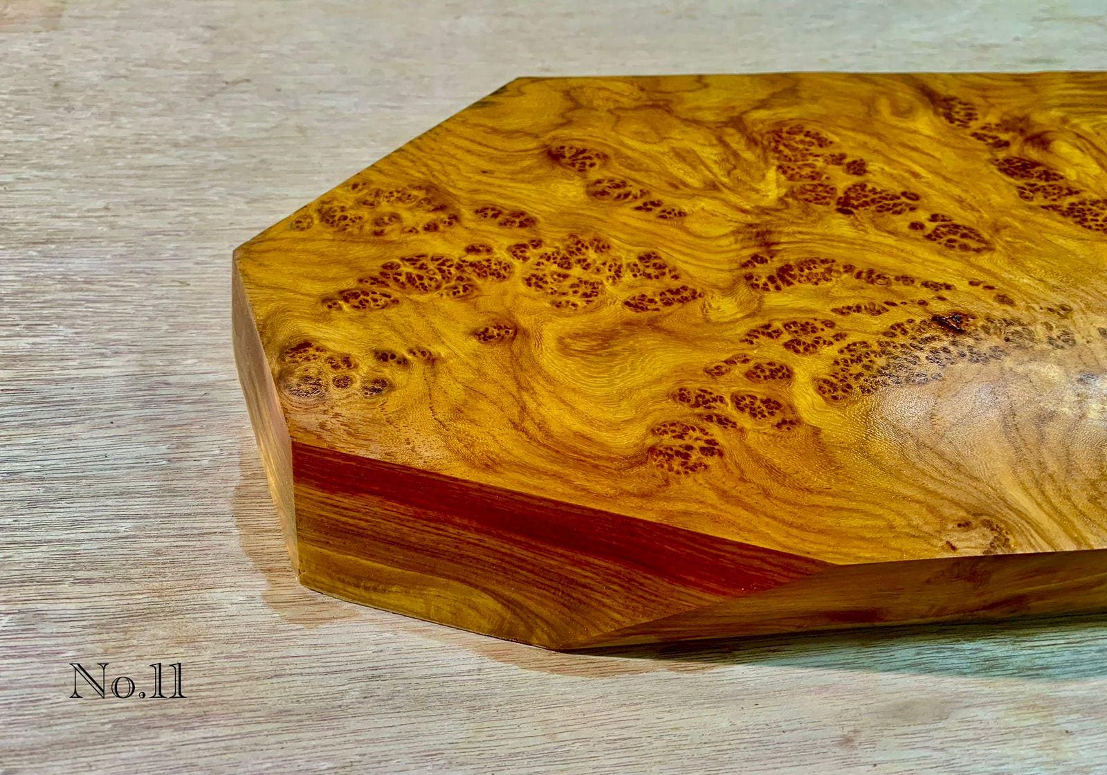 Golden Amboyna Burl for Craft Wood | Wood Decorations | Cutting Board ...