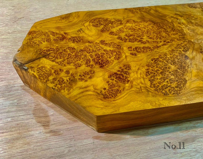 Golden Amboyna Burl for Craft Wood | Wood Decorations | Cutting Board ...