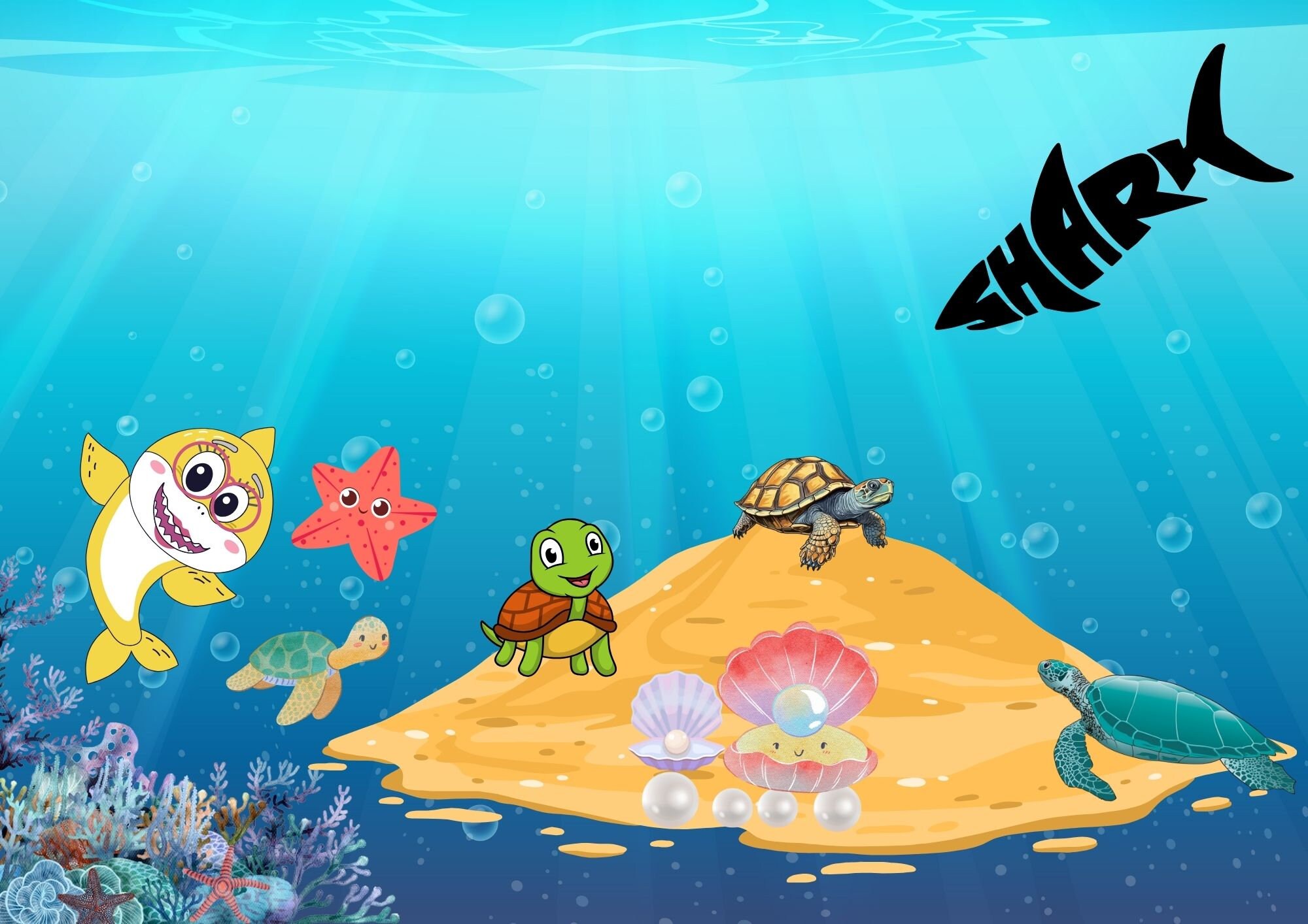 Baby Shark Story Books Shark Ebook Children's Juniors for Preschoolers ...