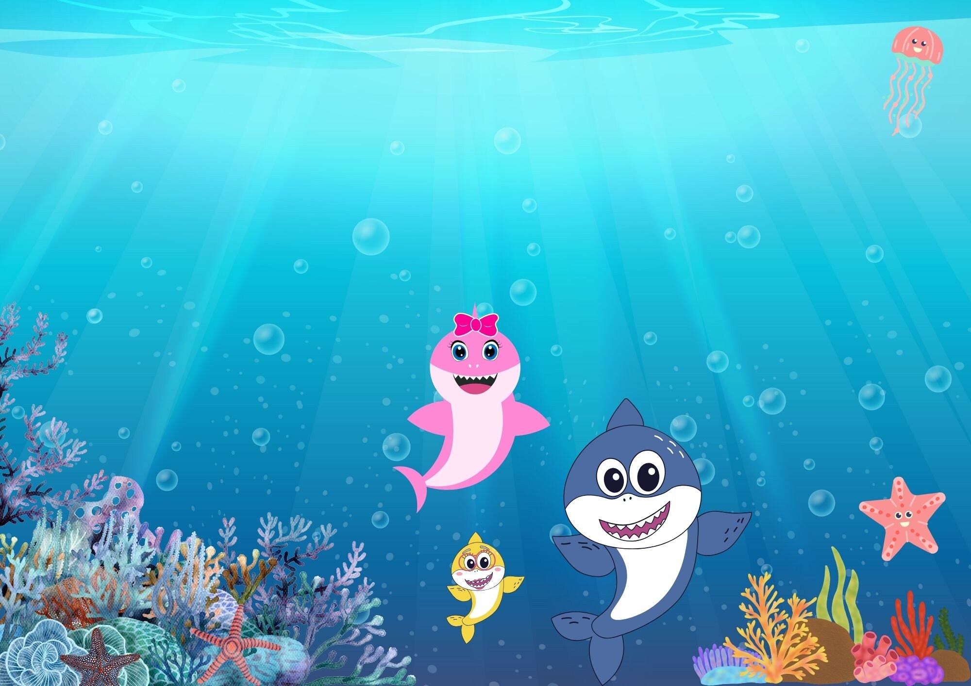 Baby Shark Story Books Shark Ebook Children's Juniors for Preschoolers ...