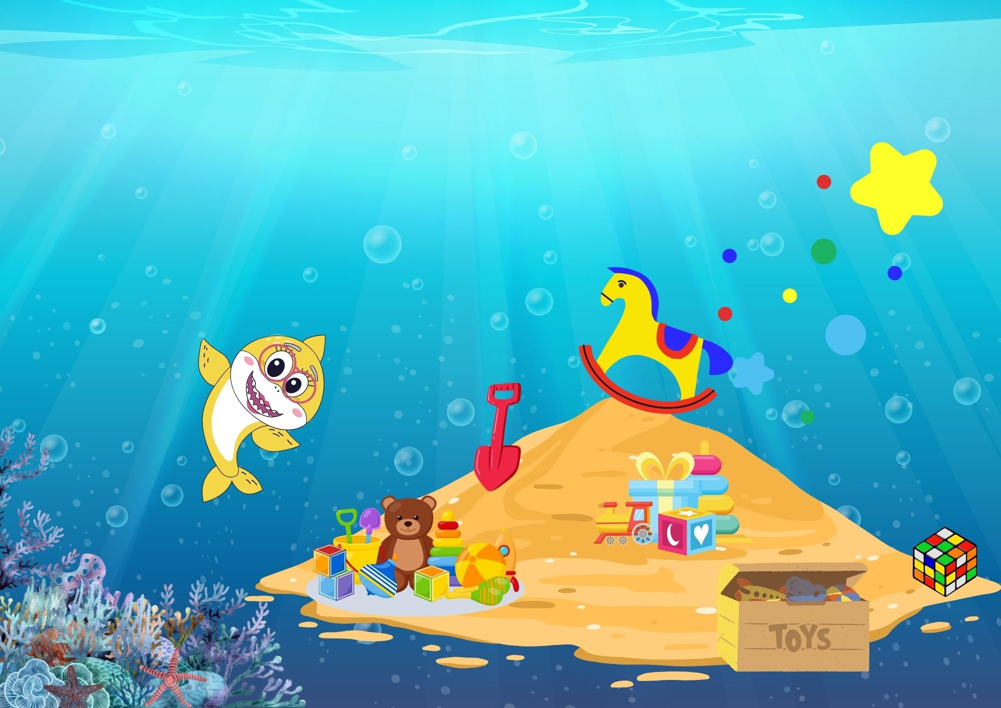 Baby Shark Story Books Shark Ebook Children's Juniors for Preschoolers ...