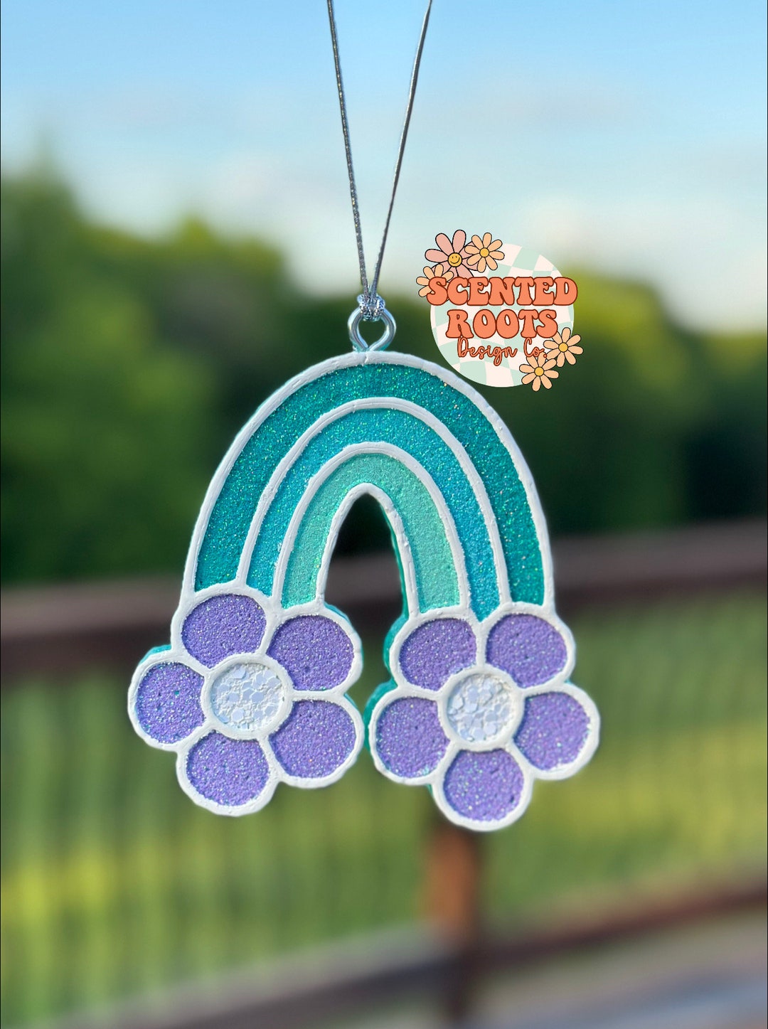 Daisy Rainbow Car Freshie Freshie Car Freshie - Etsy