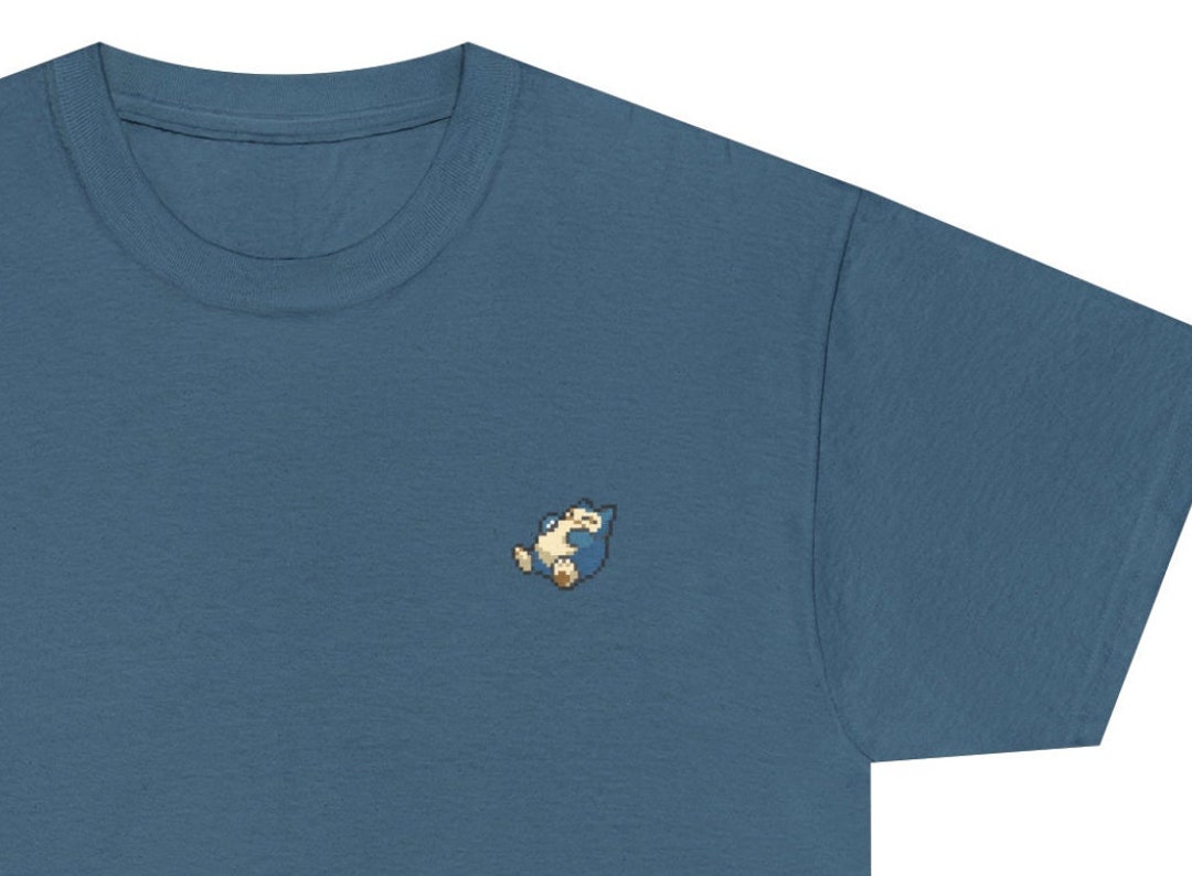 Snorlax Low Key Pokemon Pixelart Top - Etsy
