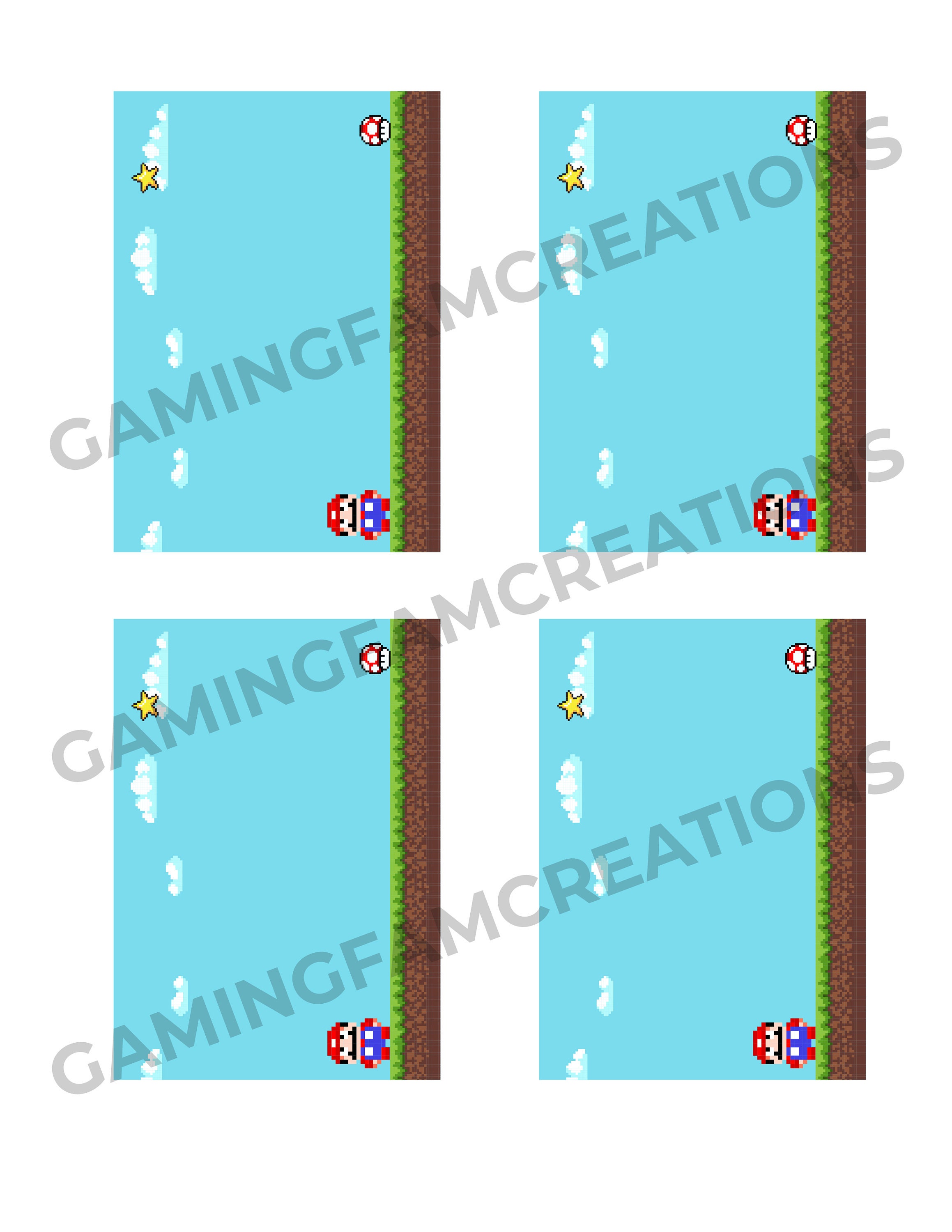 Super Mario Birthday Party - Scavenger Hunt | Instant Download | Kids ...