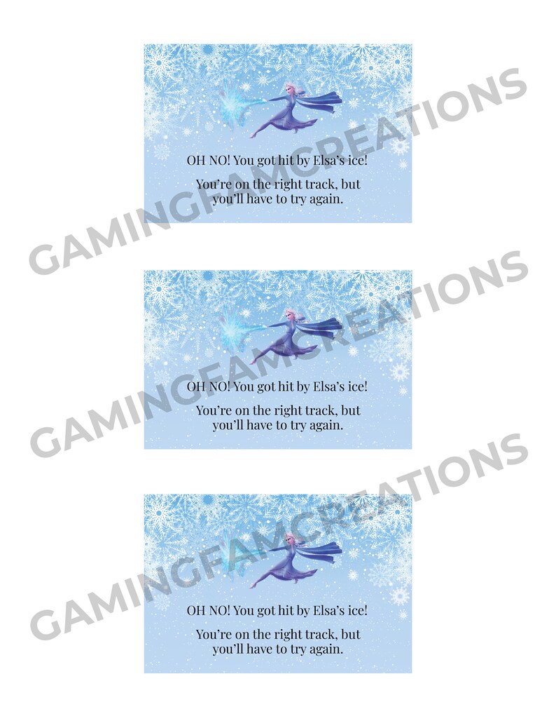 Frozen Birthday Party | Printable Scavenger Hunt | Instant Download - Etsy
