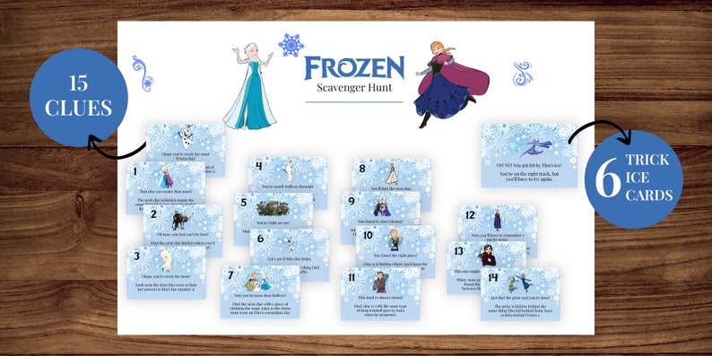 Frozen Scavenger Hunt | Instant Download - Etsy