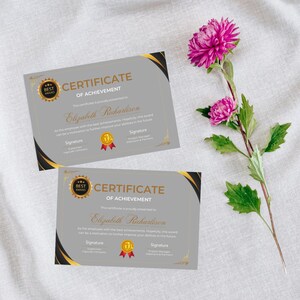 Specialized Certificate of Achievement - Customizable Recognition Awards, Personalized Awards to ...