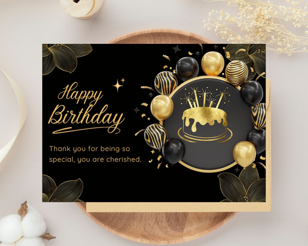 Unique and Customizable Birthday Card for Unforgettable Celebrations ...